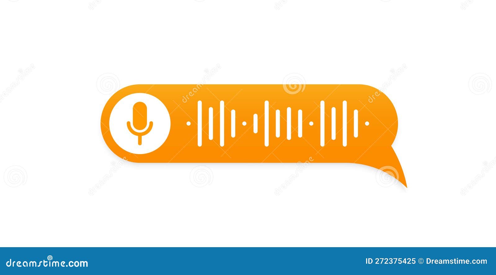 Voice Message, Audio Chat And Record Play Bubble, Vector Messenger ... Voice Message, Audio Chat And Record Play Bubble, Vector Messenger ...
