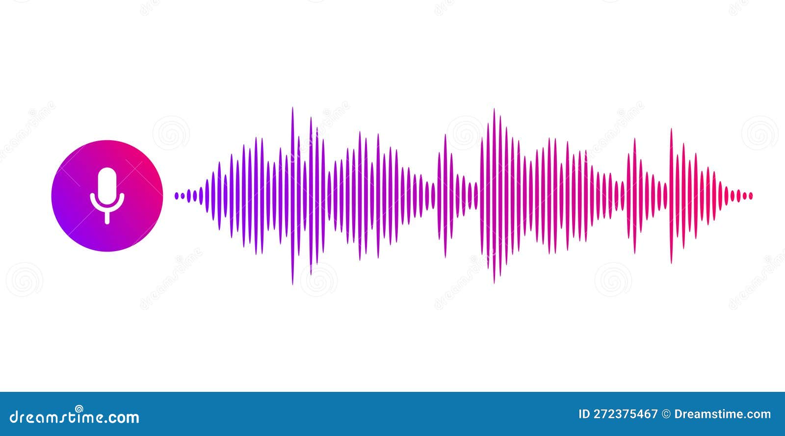 Voice Message Bubble Audio Chat Or Messenger Interface Vector Ui Ux Voice Message Bubbles