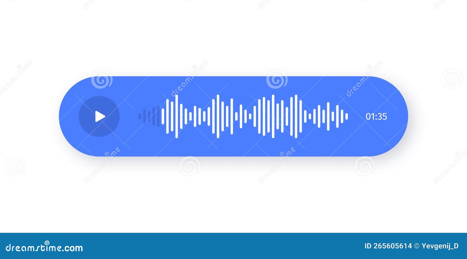 Voice Messaging with Sound Wave and Chat Notification. Online Voice ...