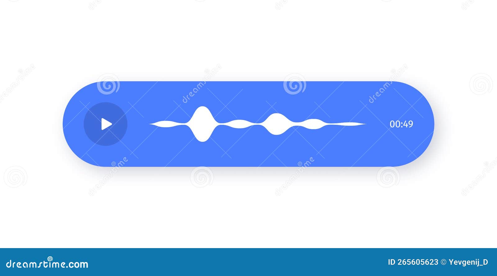 Voice Messaging with Sound Wave and Chat Notification. Online Voice ...