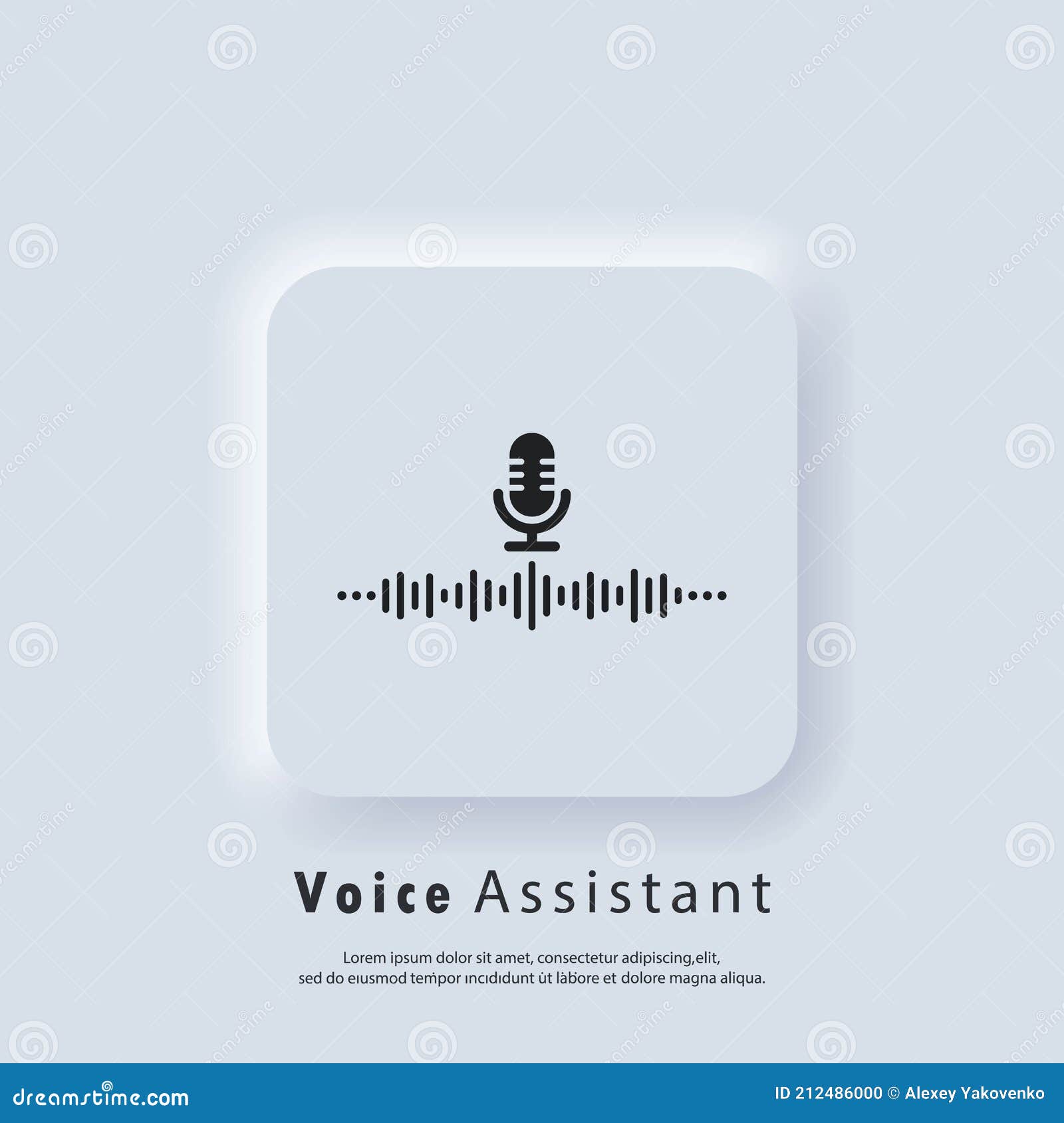 Voice Recognition Icon. AI Personal Assistant and Voice Recognition ...