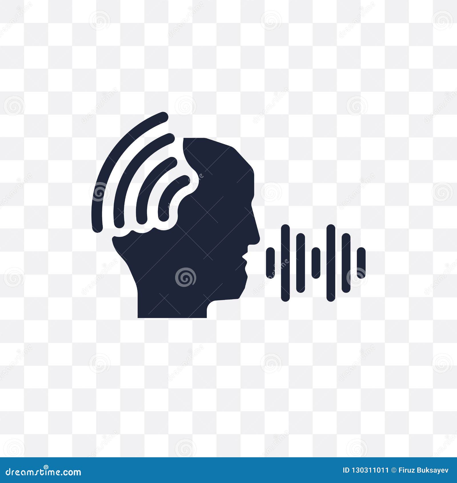 Voice Recognition Transparent Icon. Voice Recognition Symbol Design ...