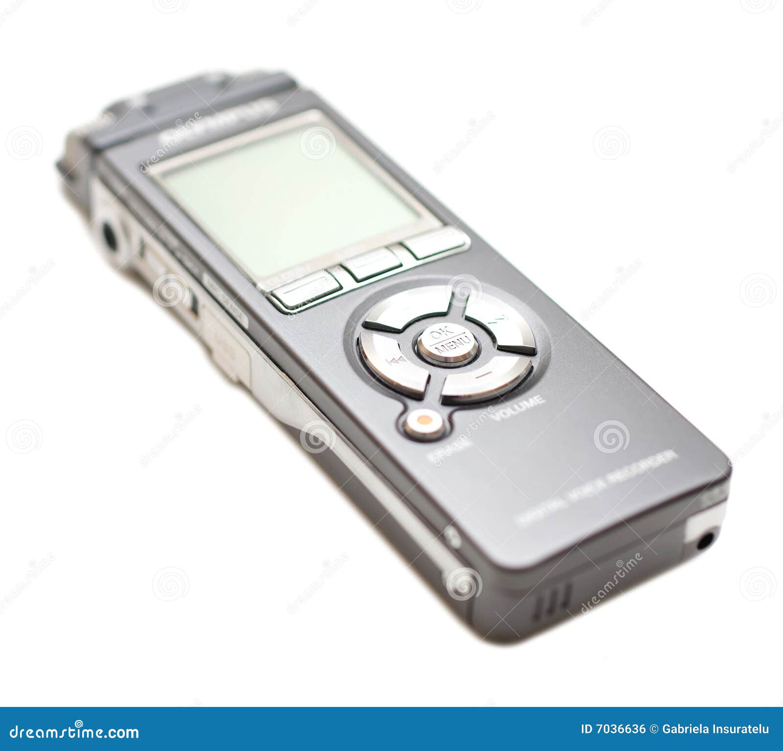Voice recorder stock photo. Image of isolated, digital - 7036636
