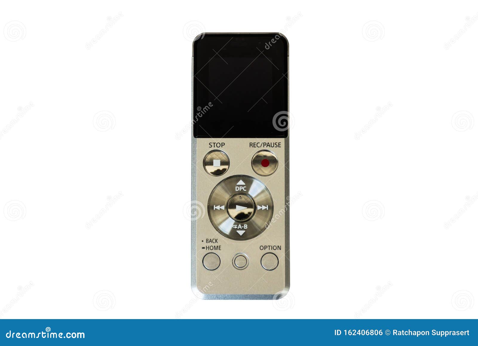 Voice Recorder on White Background Stock Photo - Image of file, listen ...
