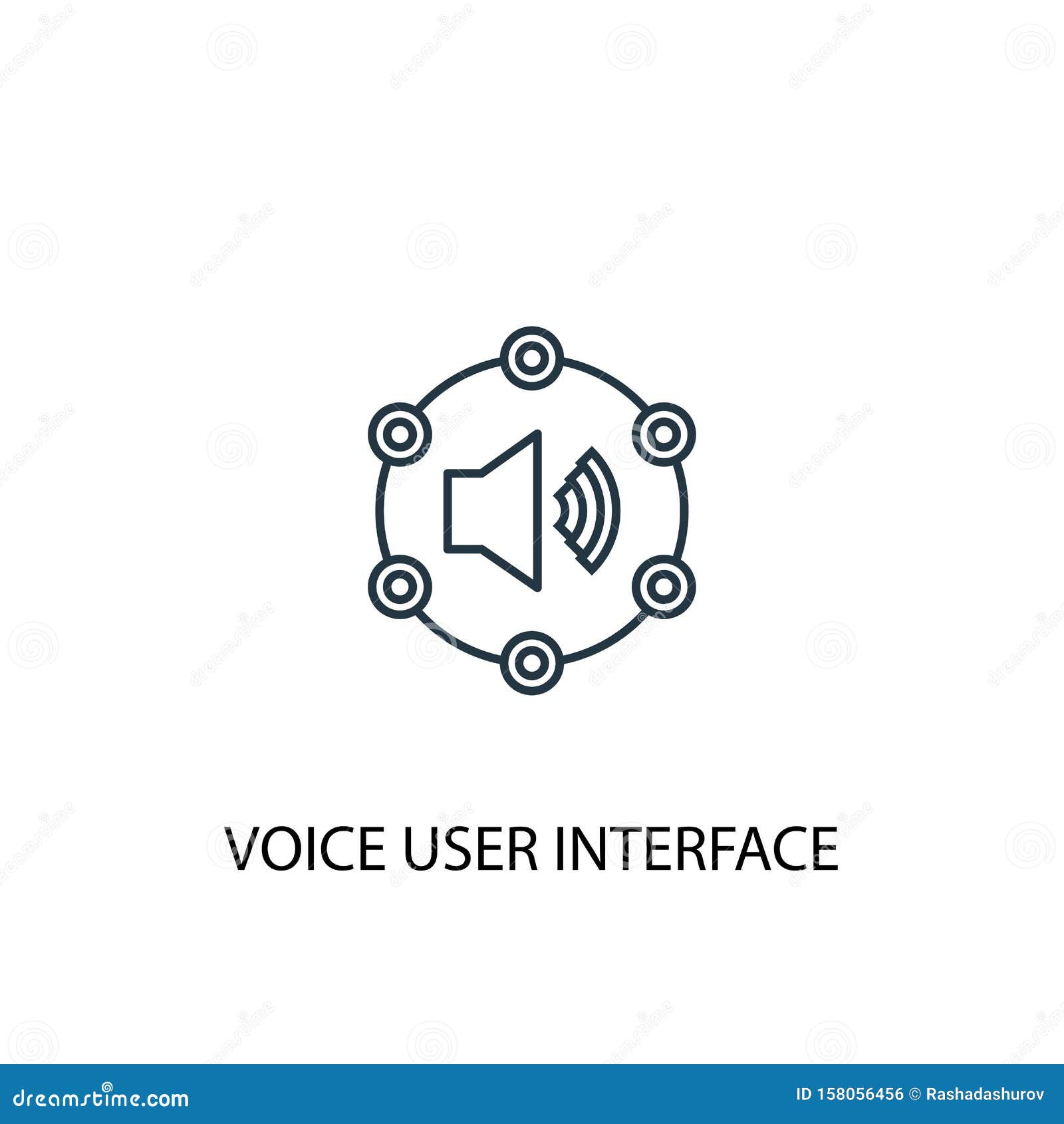 Vui Voice As User Interface Concept With Big Word Or Text And Team ...