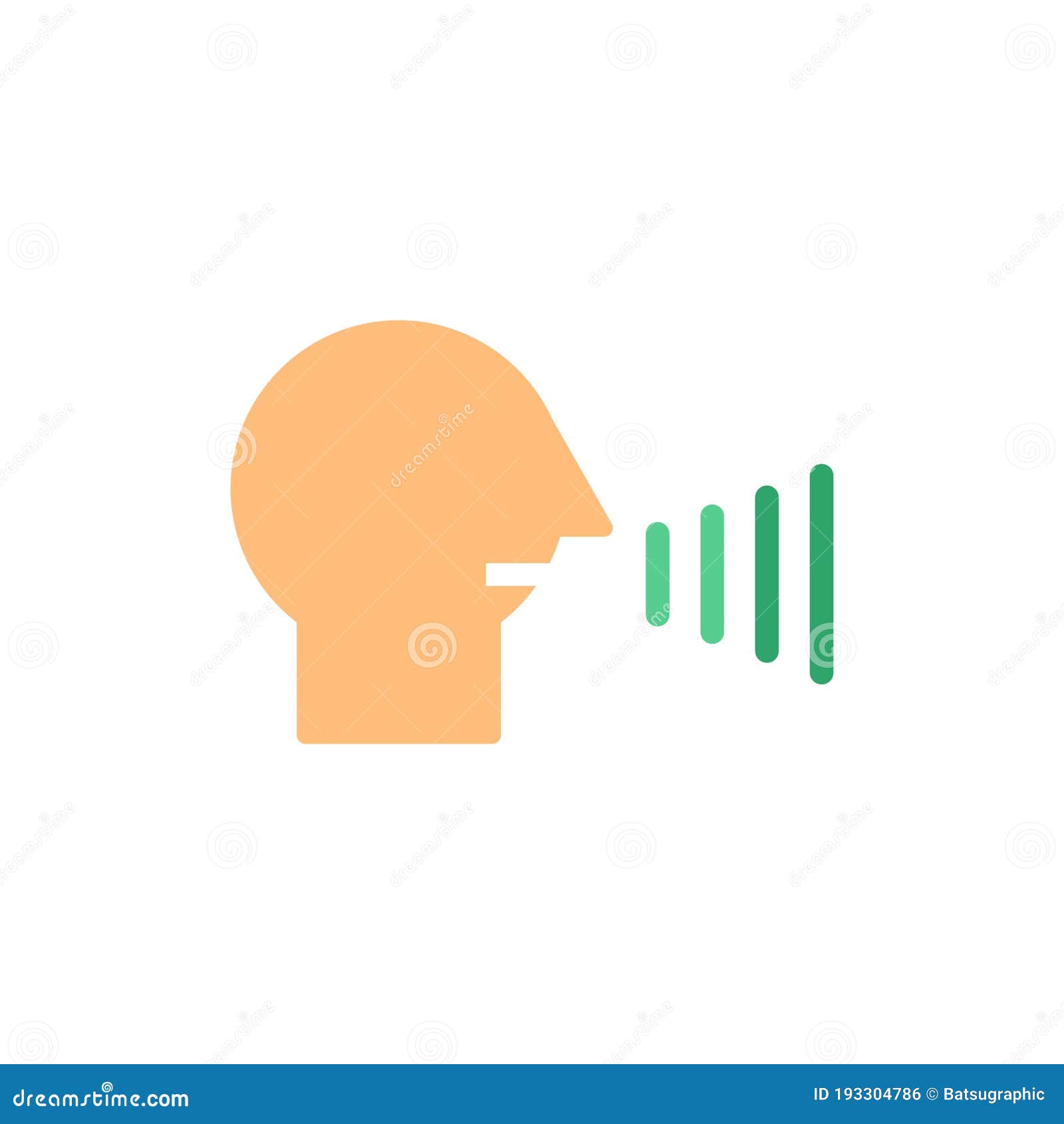 Voice Vector Icon Logo Design Stock Vector - Illustration of creative ...