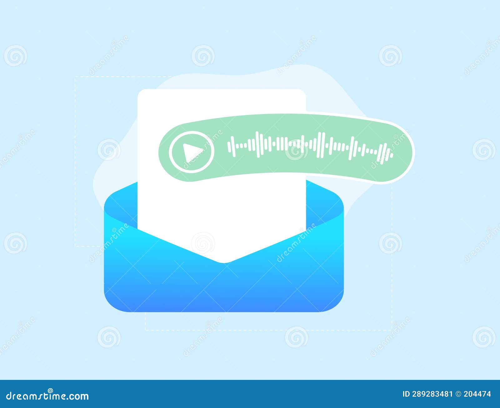 Voicemail or Voice Message Concept. Electronically Stored Computer ...