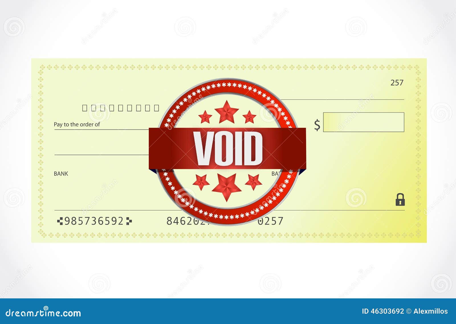 Voided Check Stock Illustrations – 3 Voided Check Stock Illustrations ...