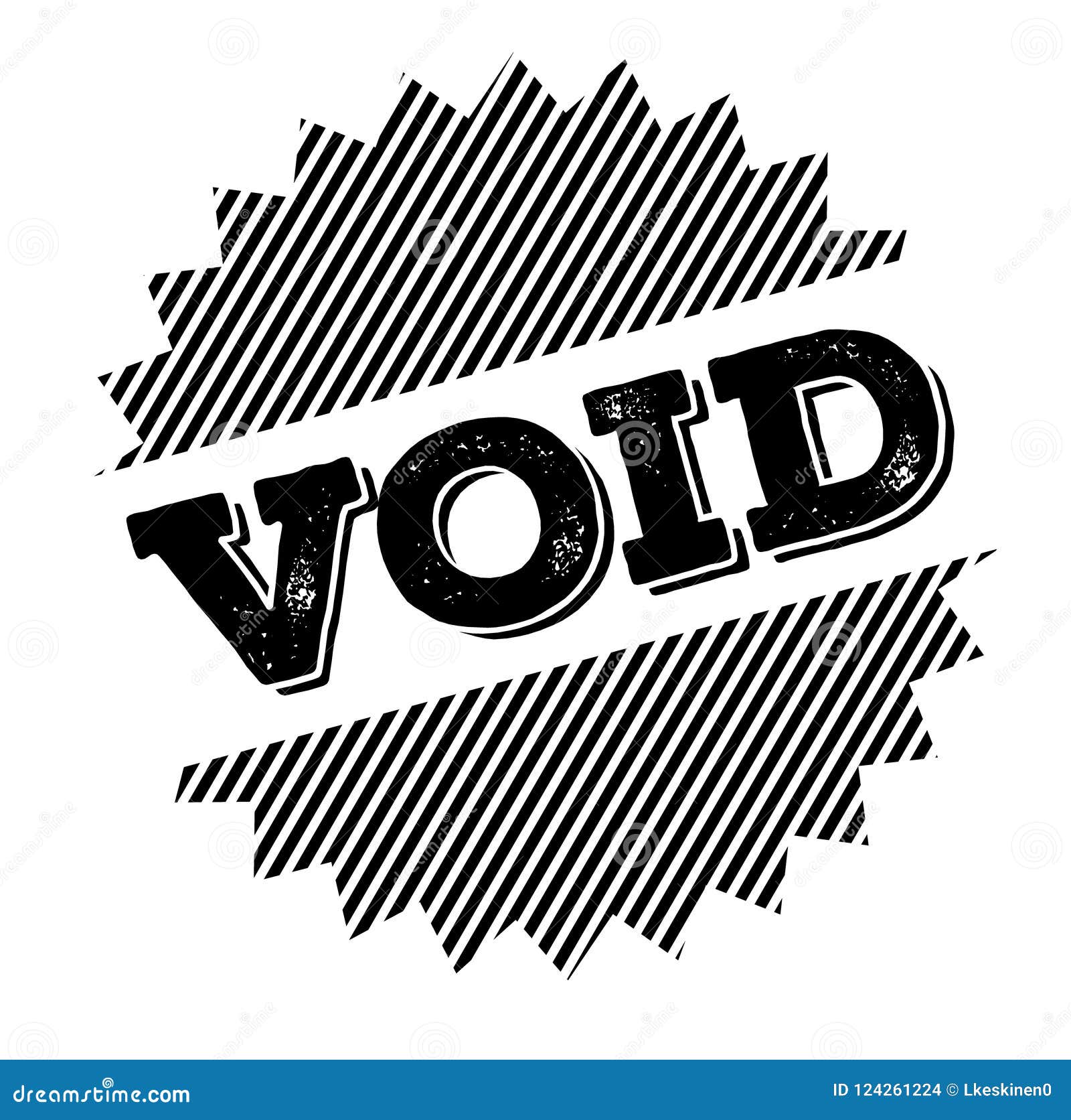 Void black stamp stock vector. Illustration of invalidated - 124261224