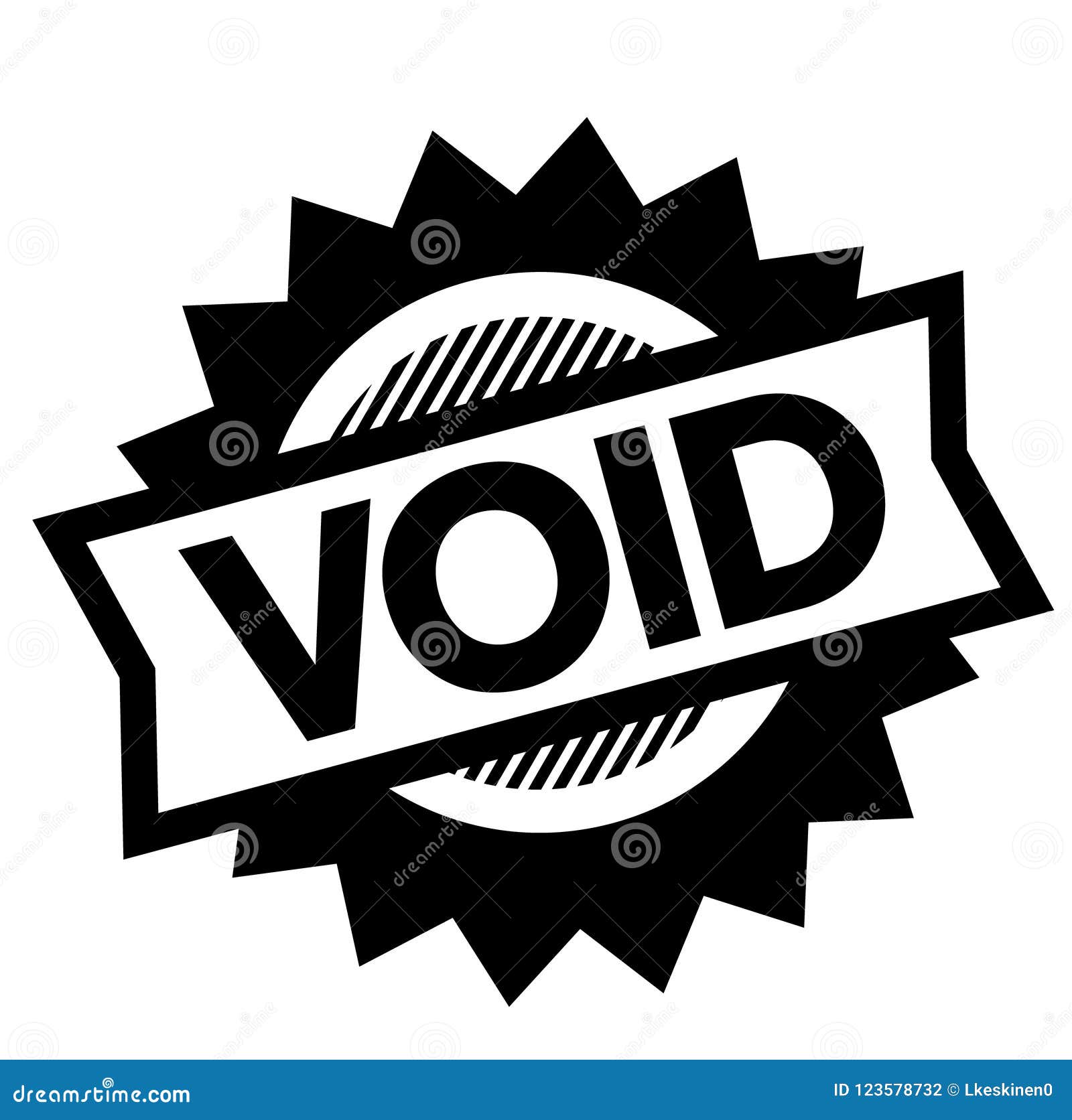 Void black stamp stock vector. Illustration of bureaucracy - 123578732