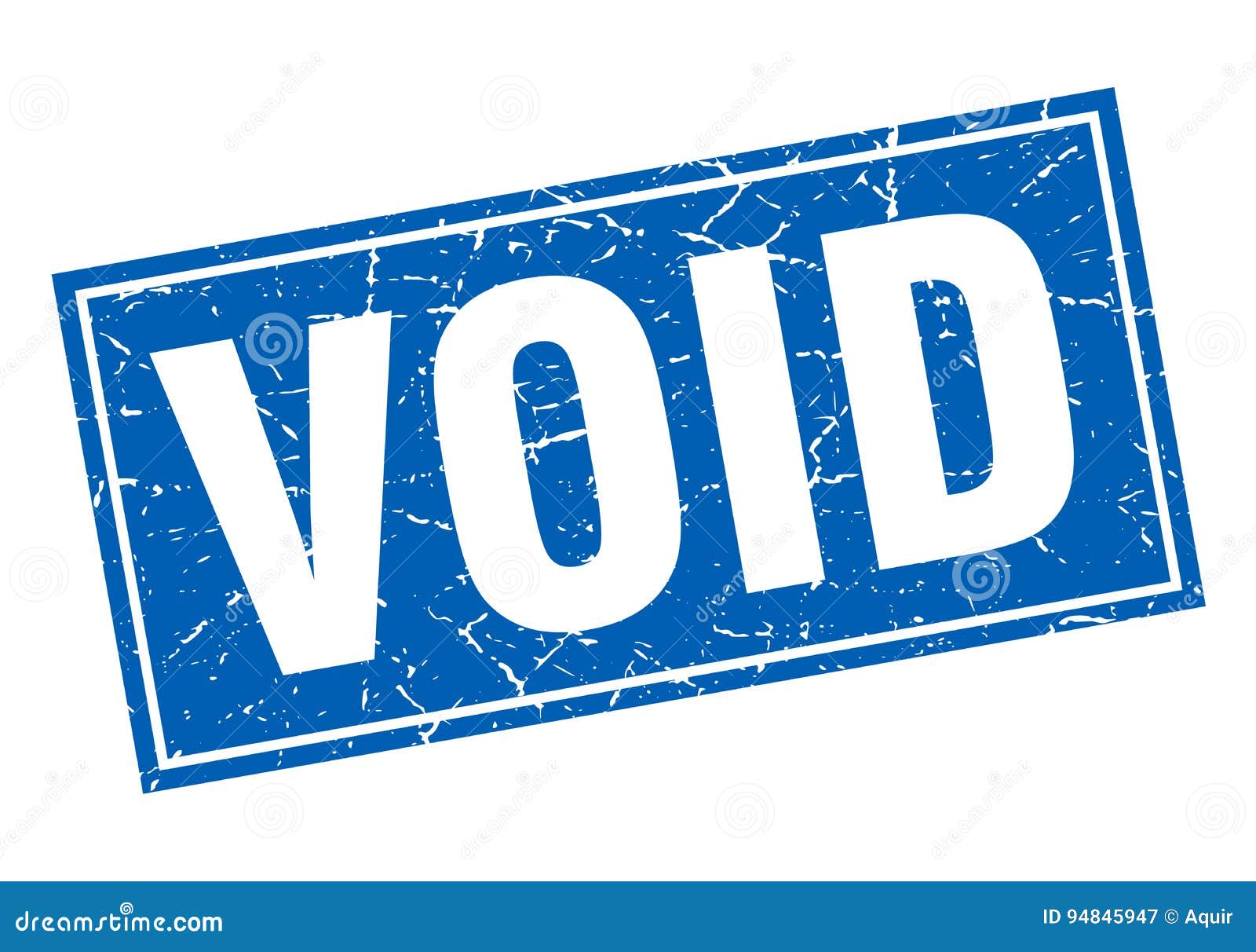 Void Blue Square Grunge Stamp Stock Vector - Illustration of white ...