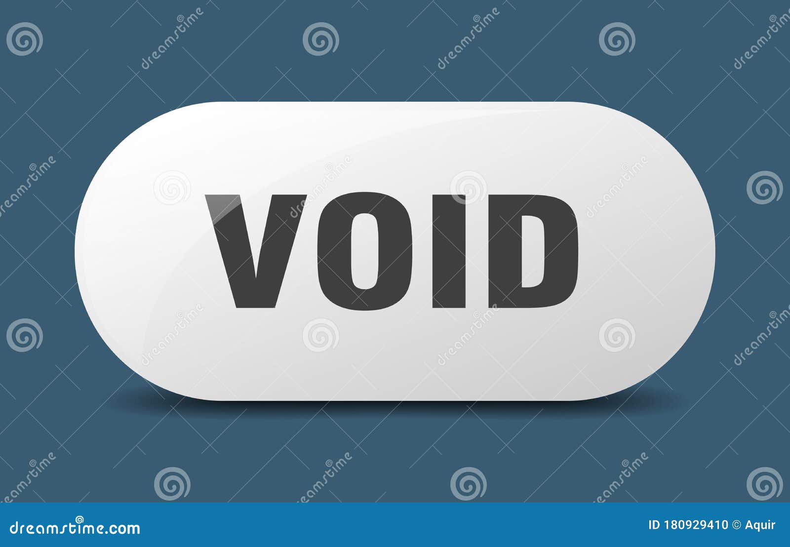 Void Button. Void Sign. Key. Push Button Stock Vector - Illustration of ...