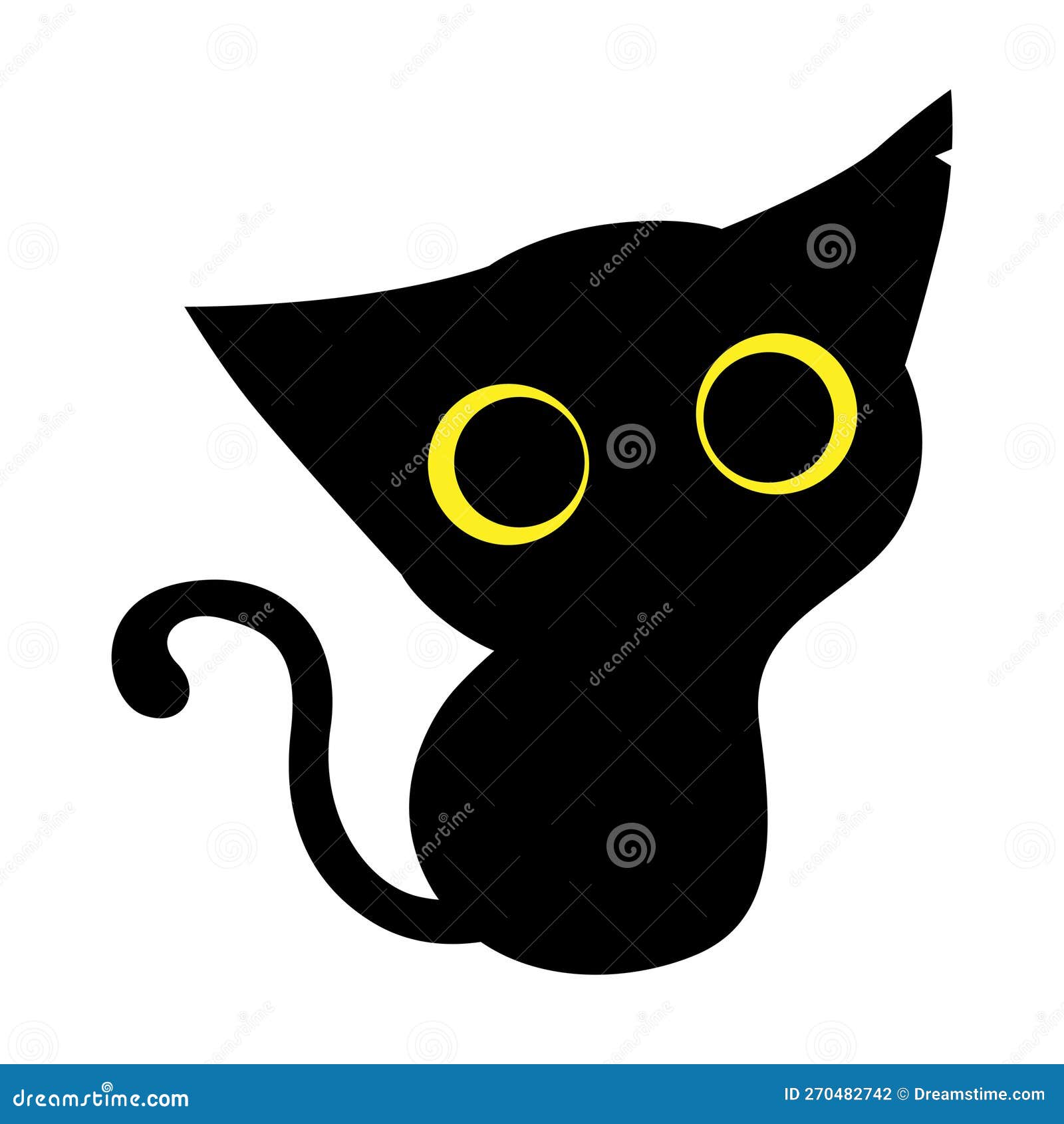 Void cat stock vector. Illustration of smol, drawing - 270482742