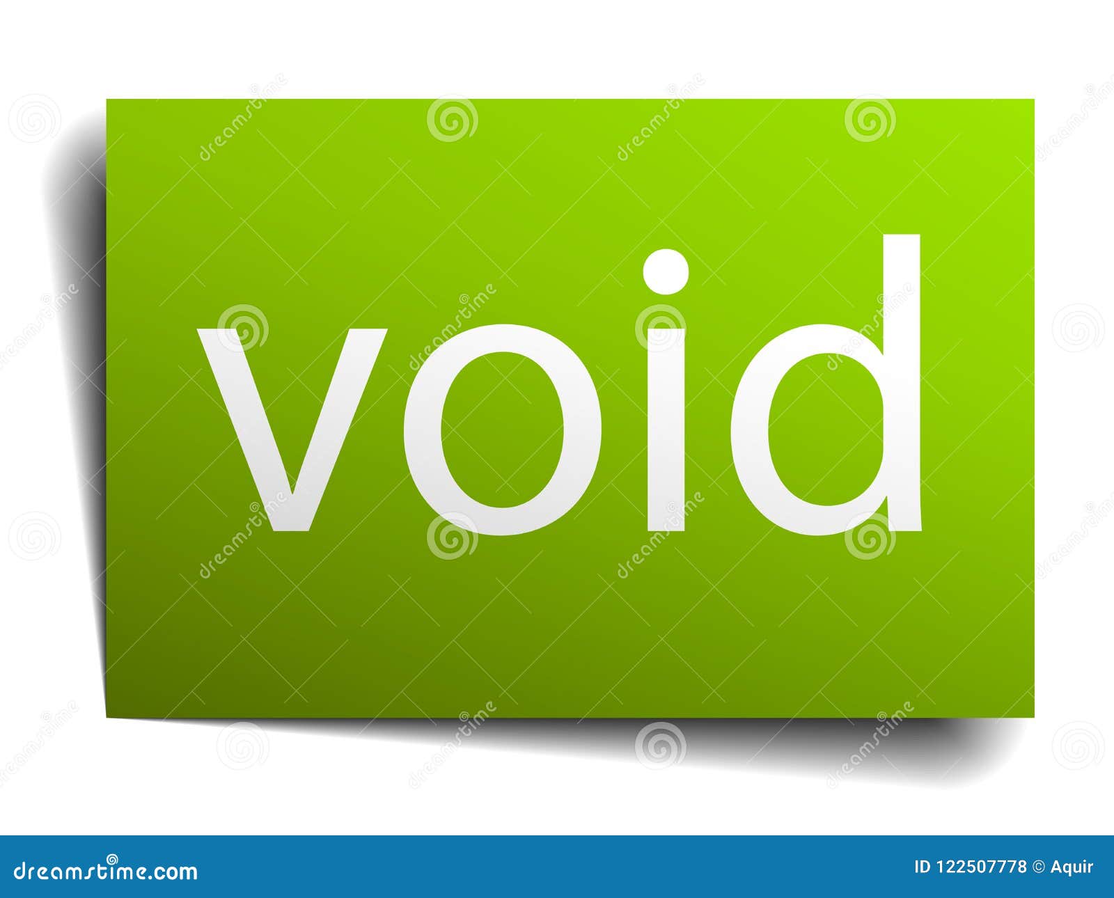 Void sign stock vector. Illustration of badge, green - 122507778