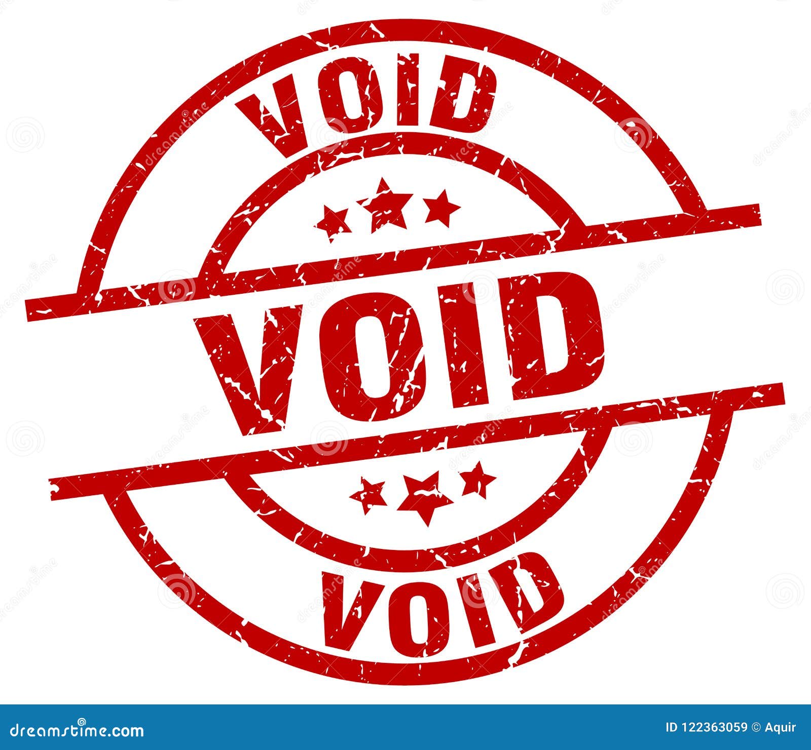 Void stamp stock vector. Illustration of seal, rubber - 122363059