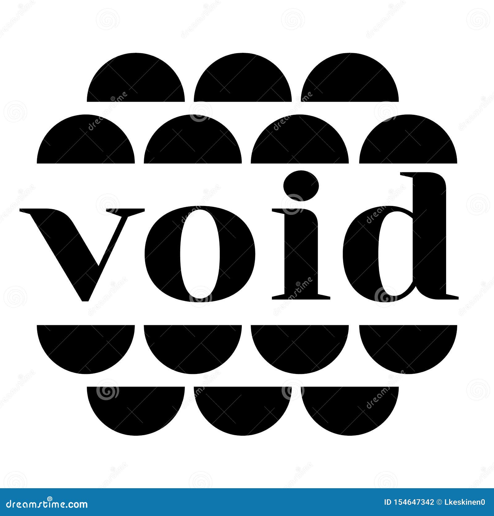 Void Stamp Vector Illustration | CartoonDealer.com #158079734