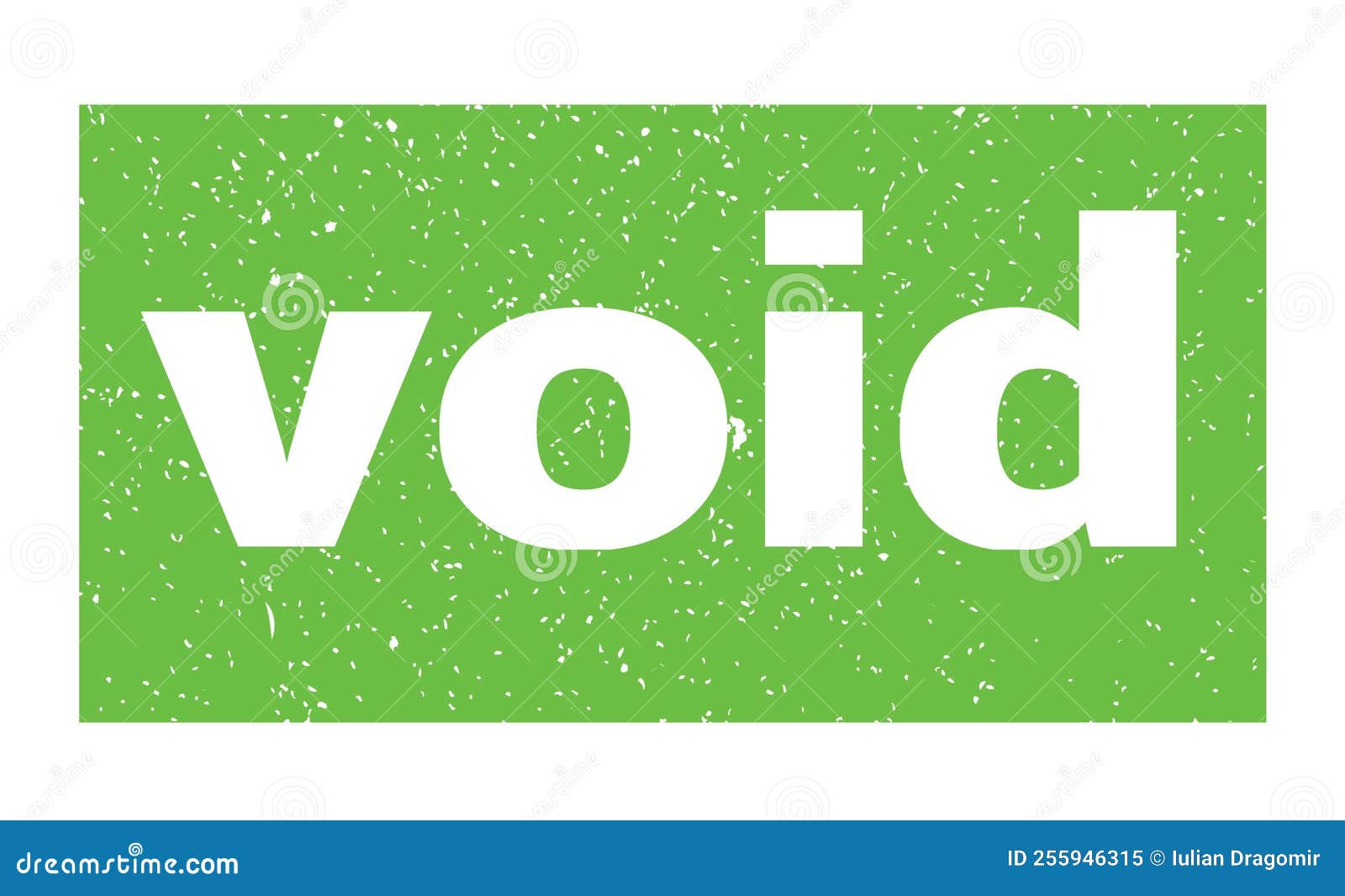 Void Text Written on Green Stamp Sign Stock Illustration - Illustration ...