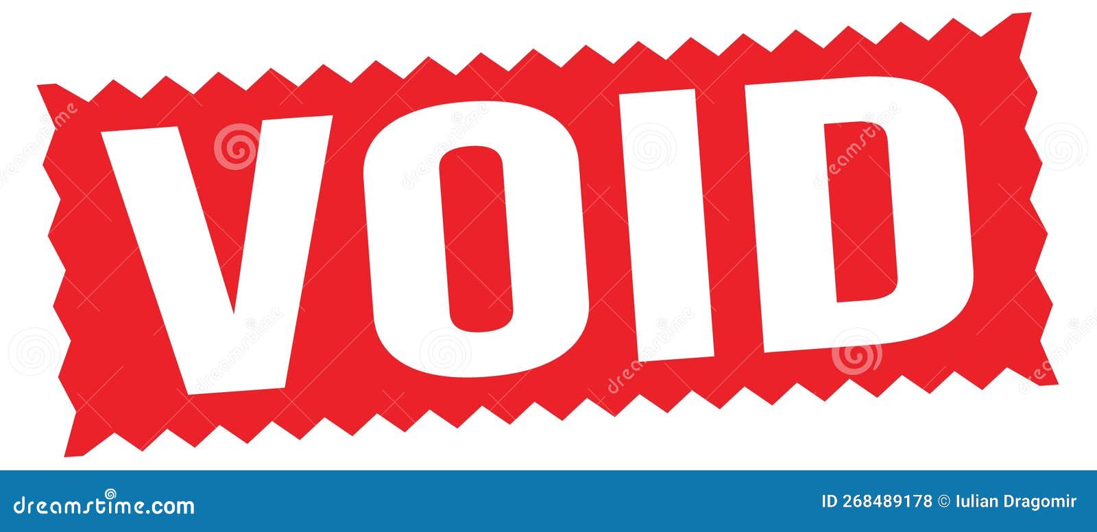 VOID Text Written on Red Stamp Sign Stock Illustration - Illustration ...