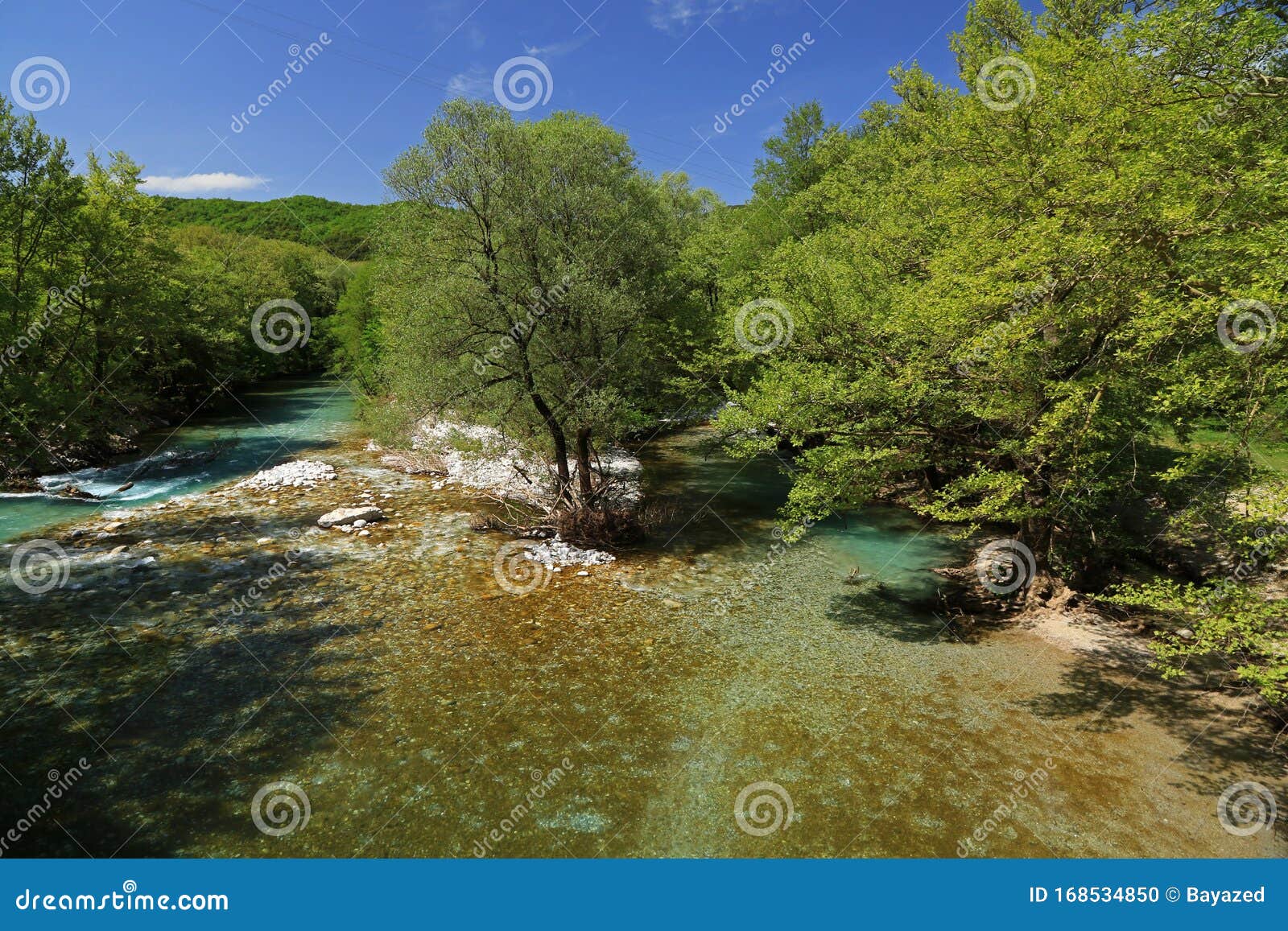 Voidomatis River, Zagori stock photo. Image of scenery - 168534850