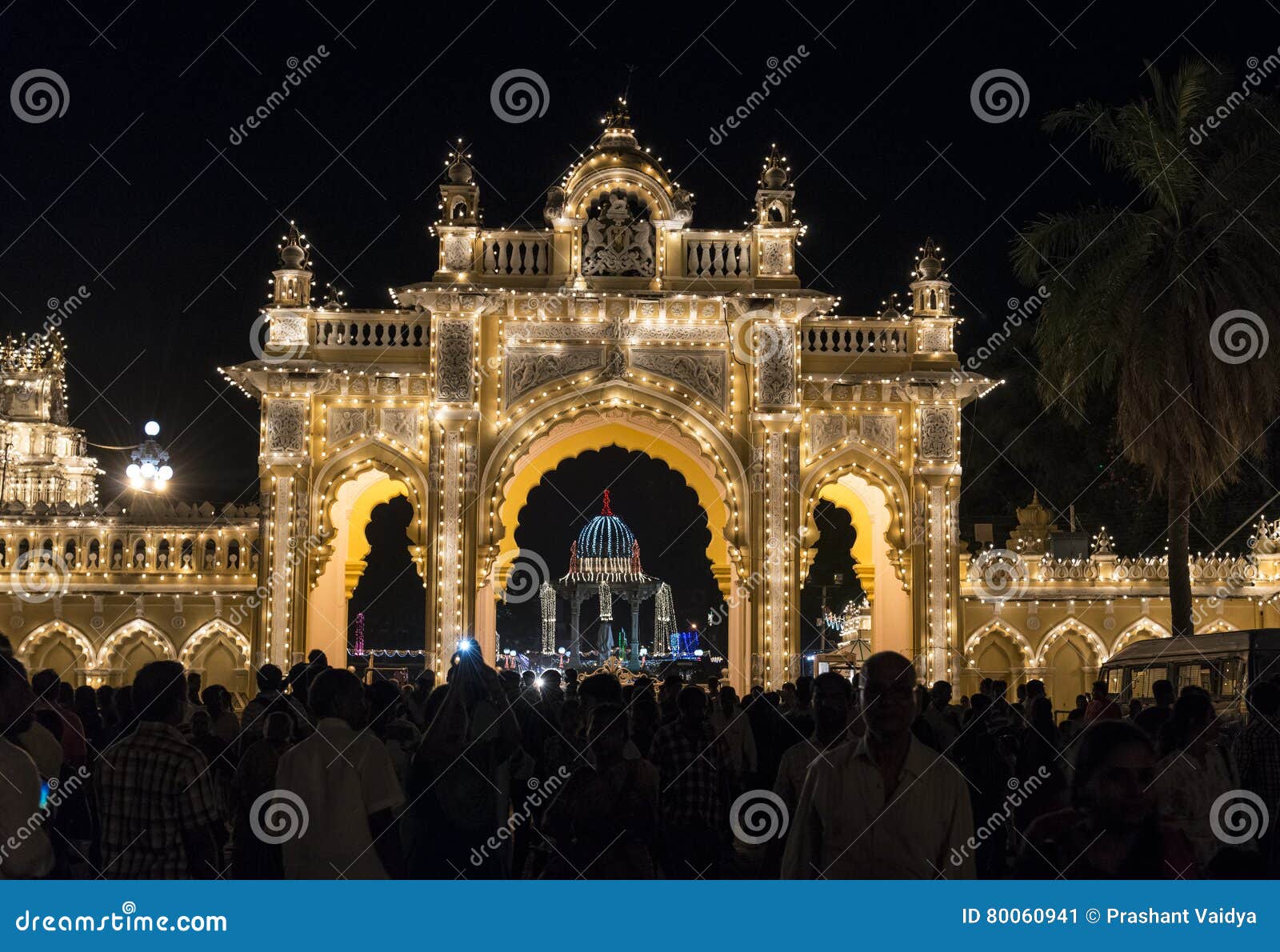 Voie De Base De Palais De Mysore Photo éditorial - Image du entier ...