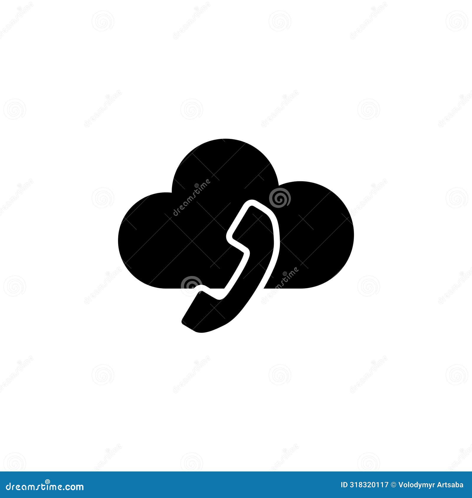 Voip, IP Telephony Flat Vector Icon Stock Vector - Illustration of ...