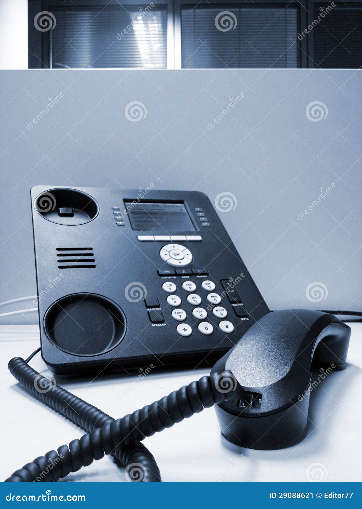 VoIP office phone stock image. Image of office, modern - 29088621