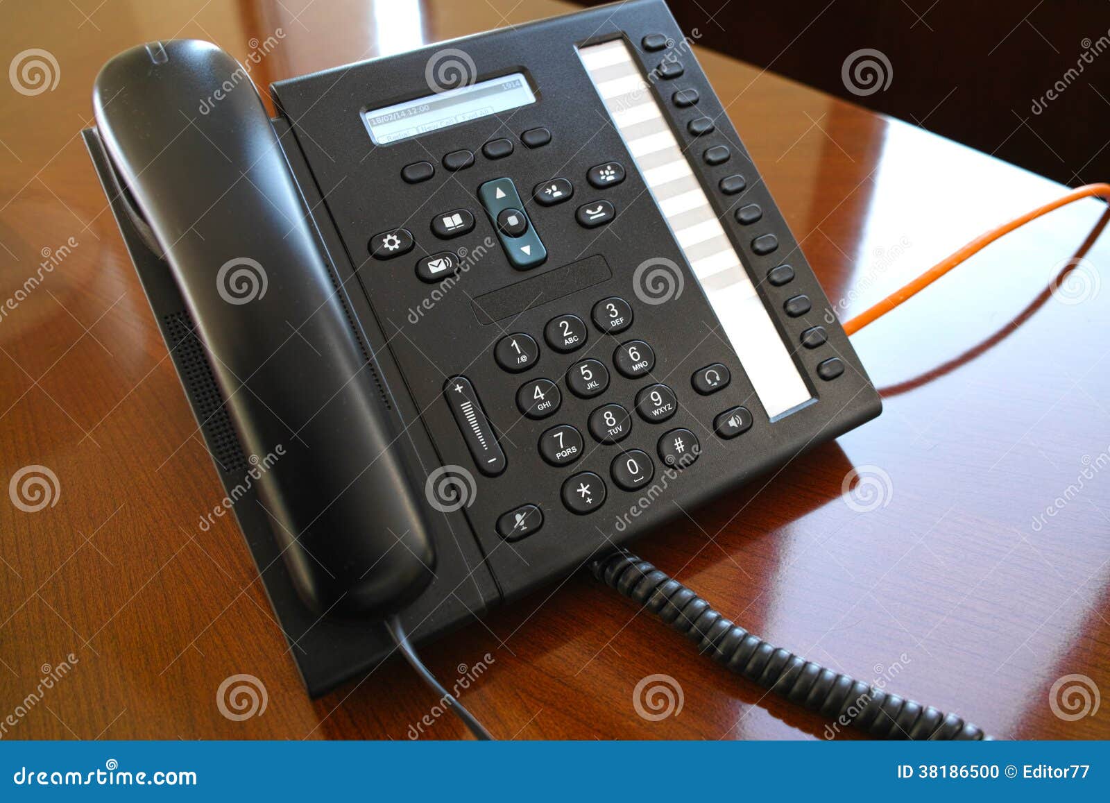 VoIP phone device stock photo. Image of phone, number - 38186500