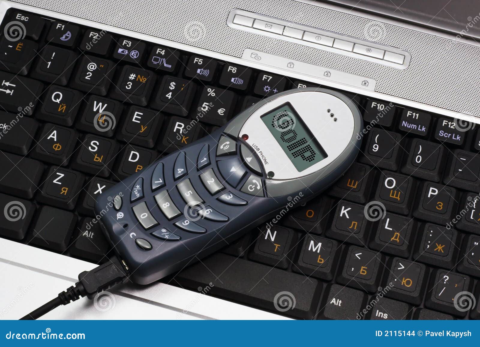 VoIP USB-Telefon stockfoto. Bild von konferenz, verbinden - 2115144