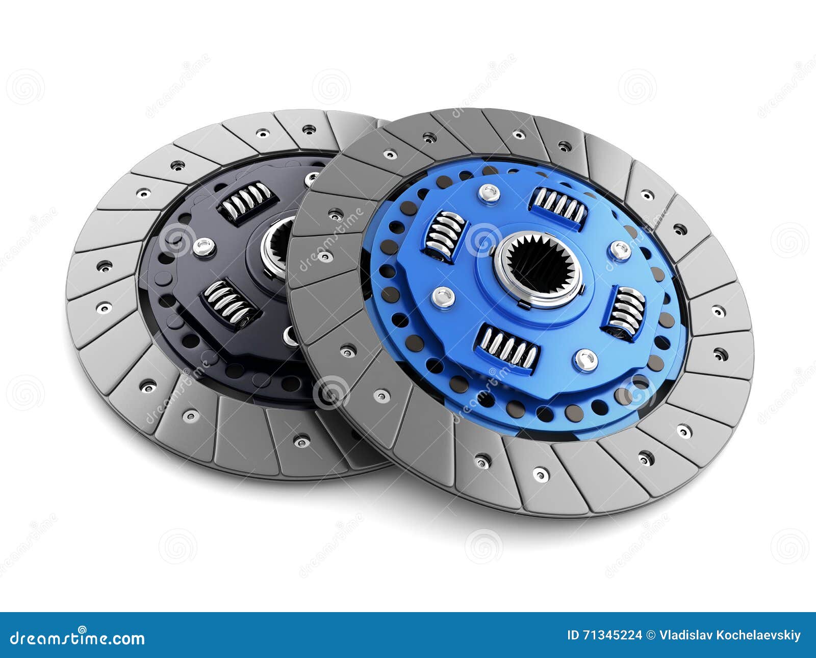 Voiture De Disque D'embrayage Deux Illustration Stock - Illustration du ...