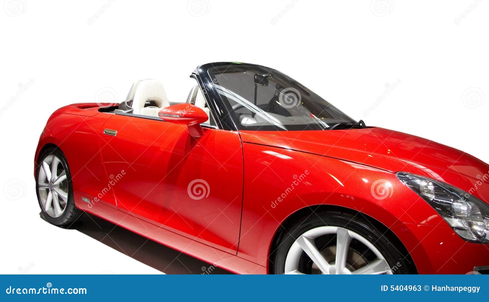 Voiture de sport rouge image stock. Image du exotique - 5404963