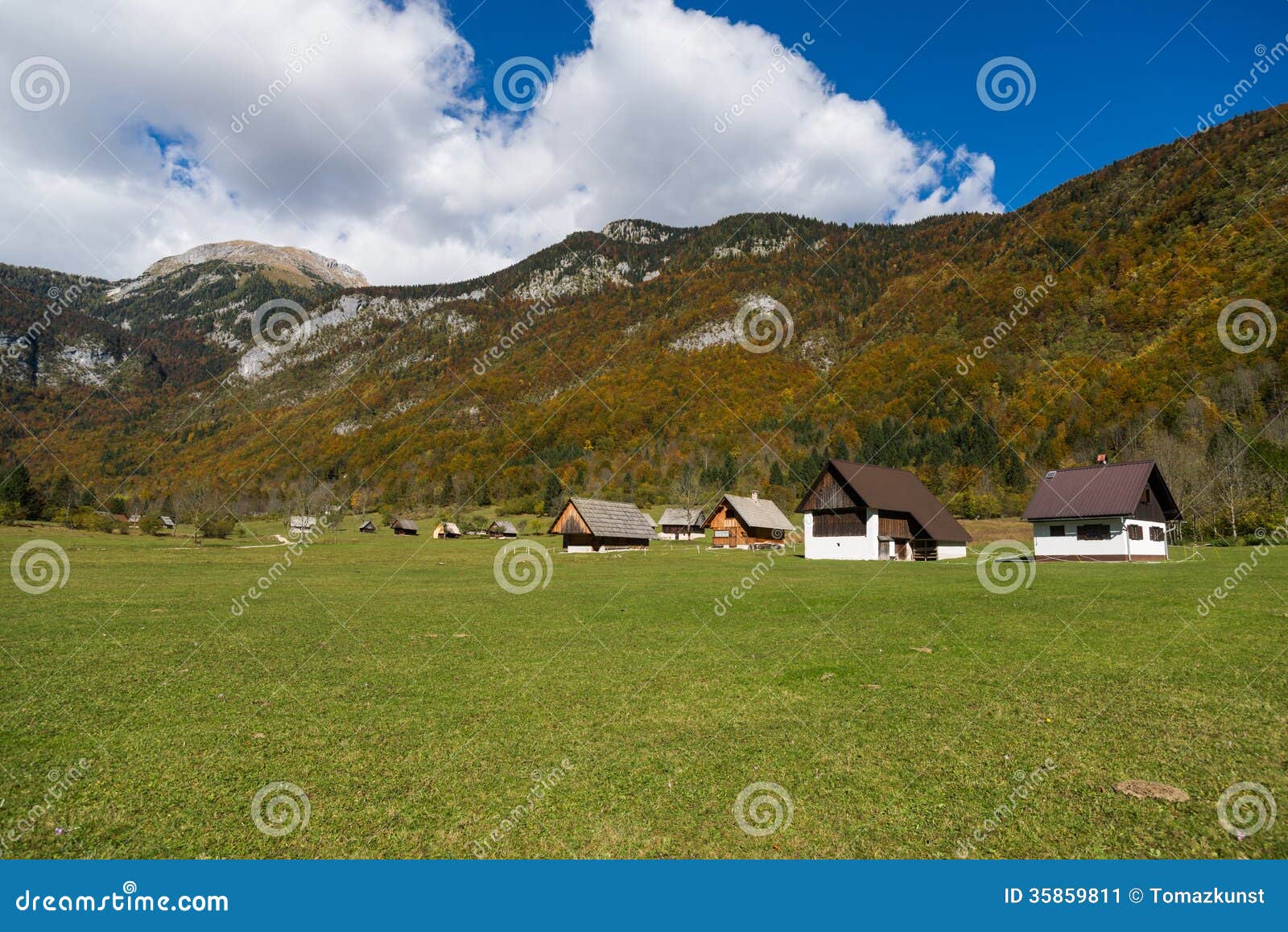 Voje valley stock image. Image of bohinj, view, valley - 35859811