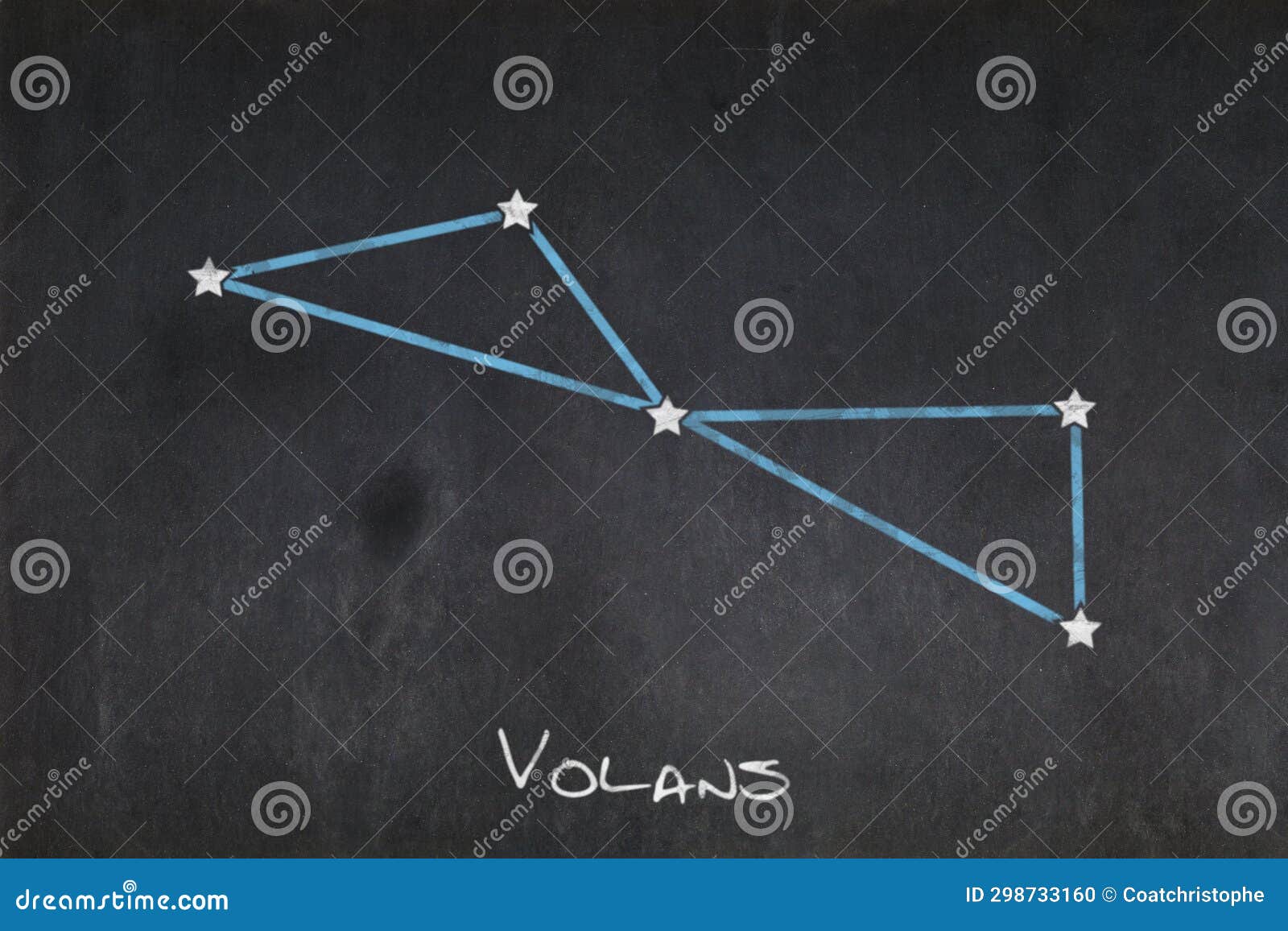 Volans constellation stock photo. Image of outer, field - 298733160