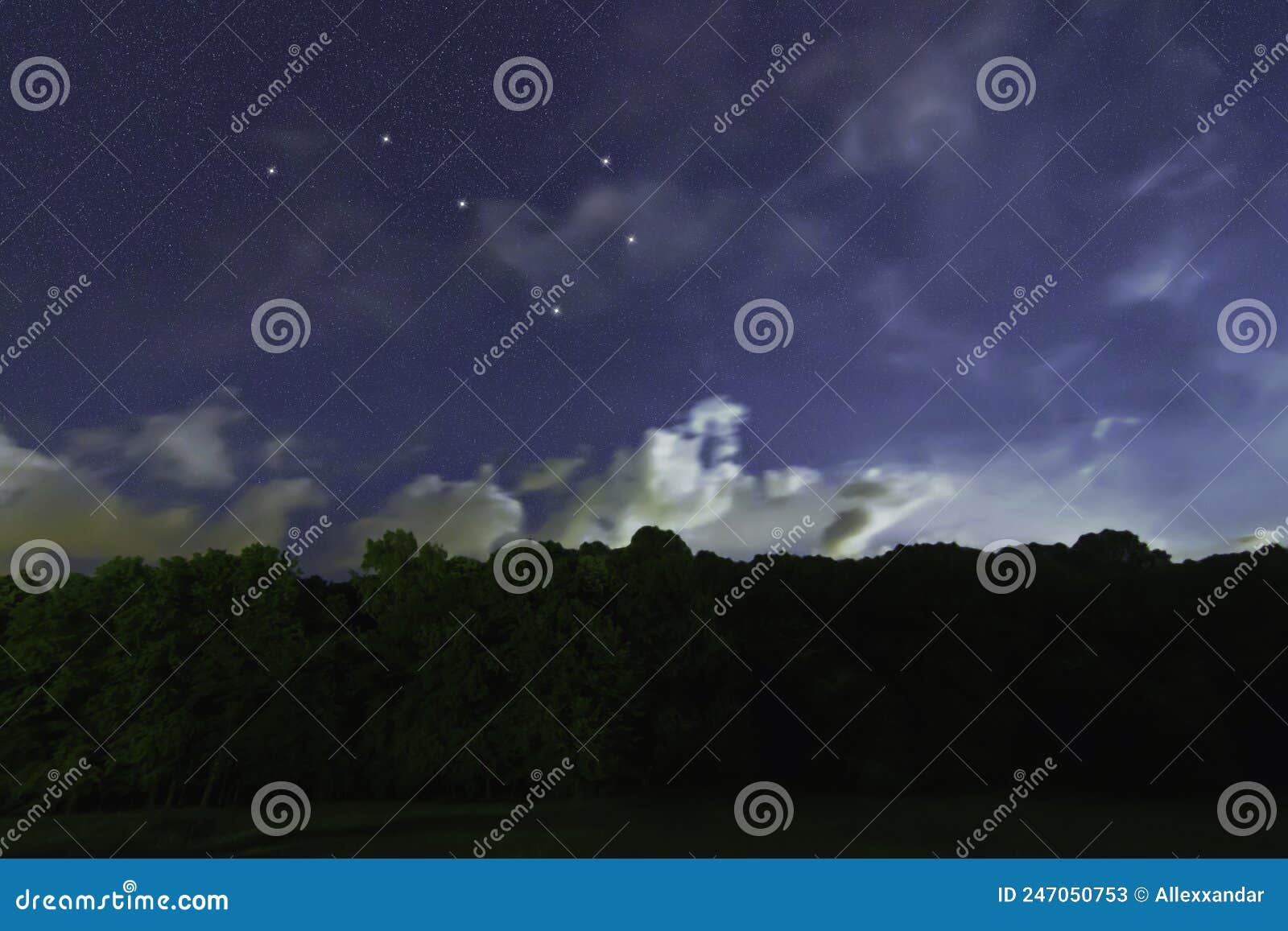 Volans Constellation, Flying Fish Stock Image - Image of night, dark ...