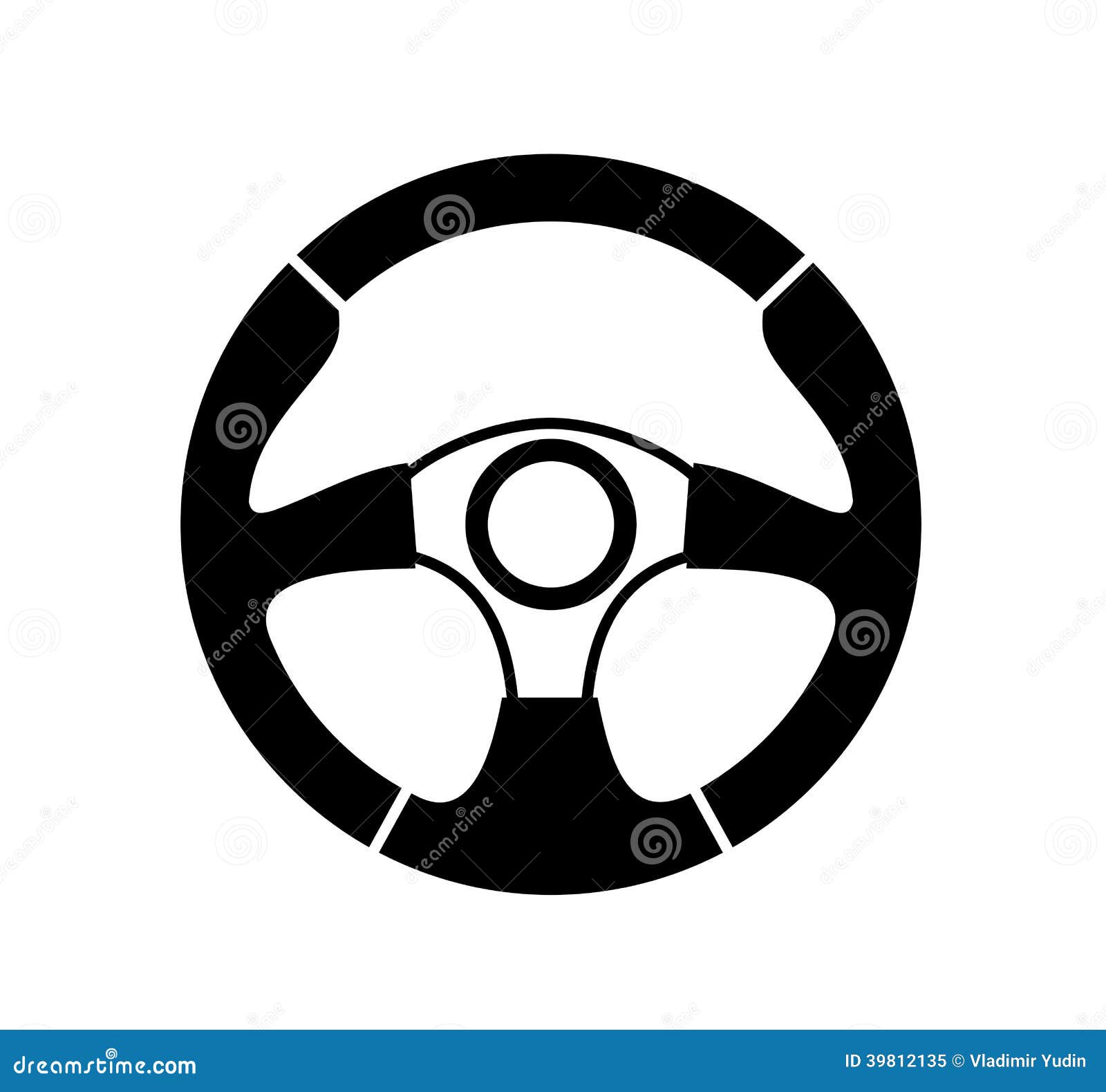 Volante ilustração do vetor. Ilustração de estilo, volta - 39812135