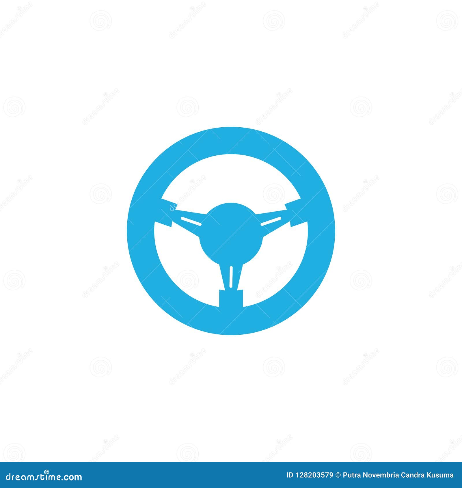 Volante Logo Icon Design ilustración del vector. Ilustración de moderno ...