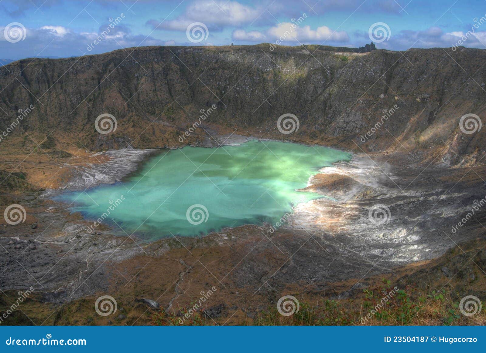 Volcán De Chichonal, Chiapas, México Imagen de archivo - Imagen de ...