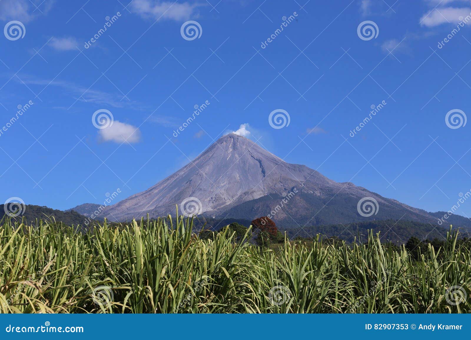 Volcan de Colima, Mexico stock image. Image of large - 82907353