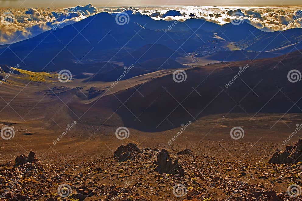 Volcan de Haleakala, Maui image stock. Image du environnement - 11216051