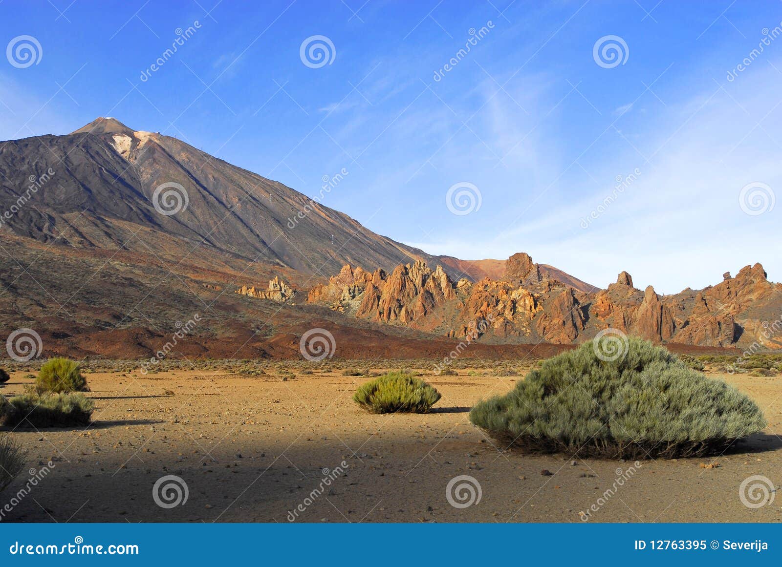 Volcan de Teide image stock. Image du gros, montagne - 12763395