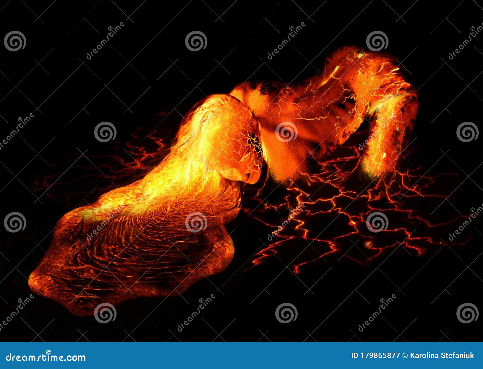 Volcan Woman Ghost Stock Image | CartoonDealer.com #179865877