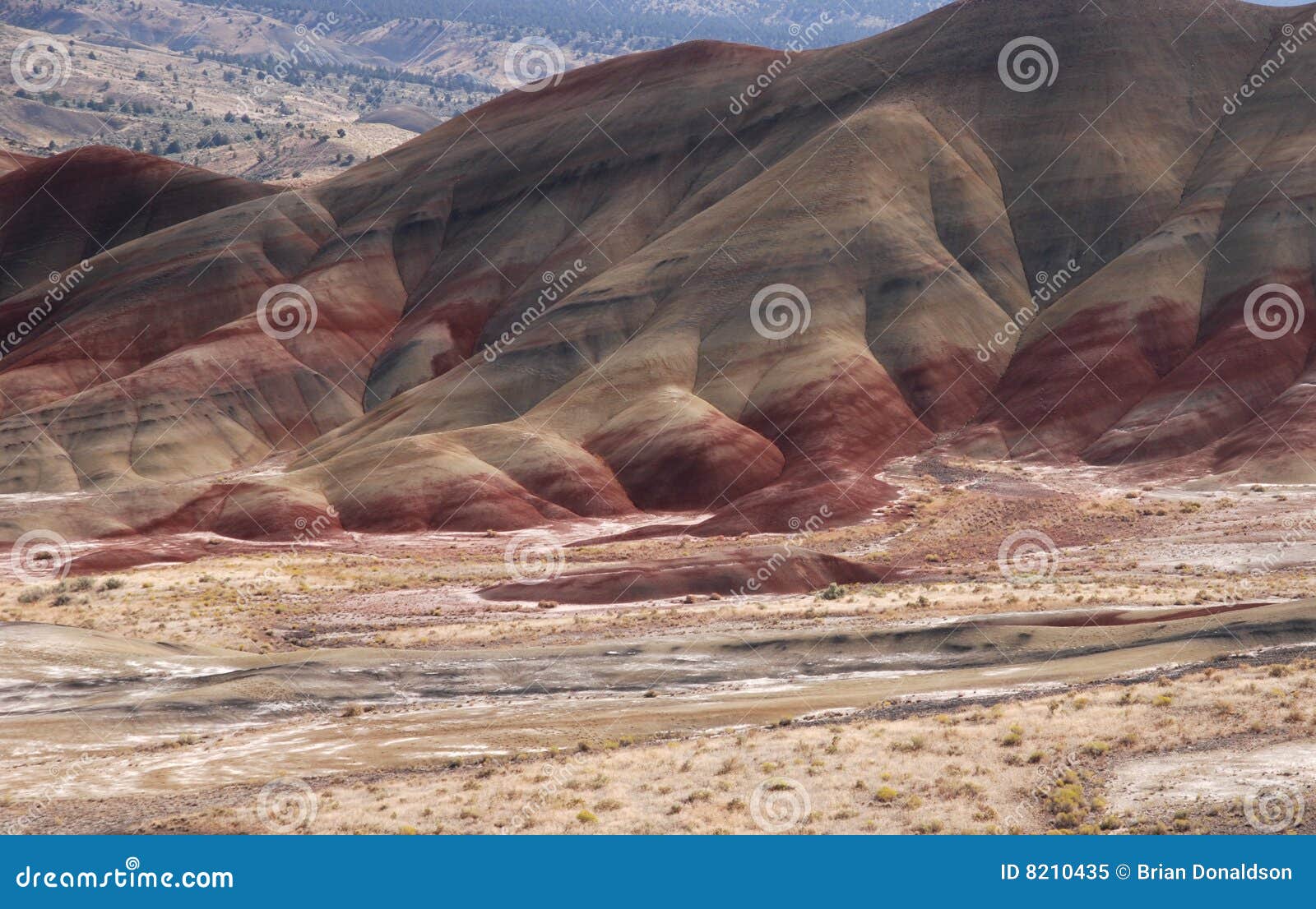 Volcanic Ash Colored Hills stock image. Image of overlook - 8210435