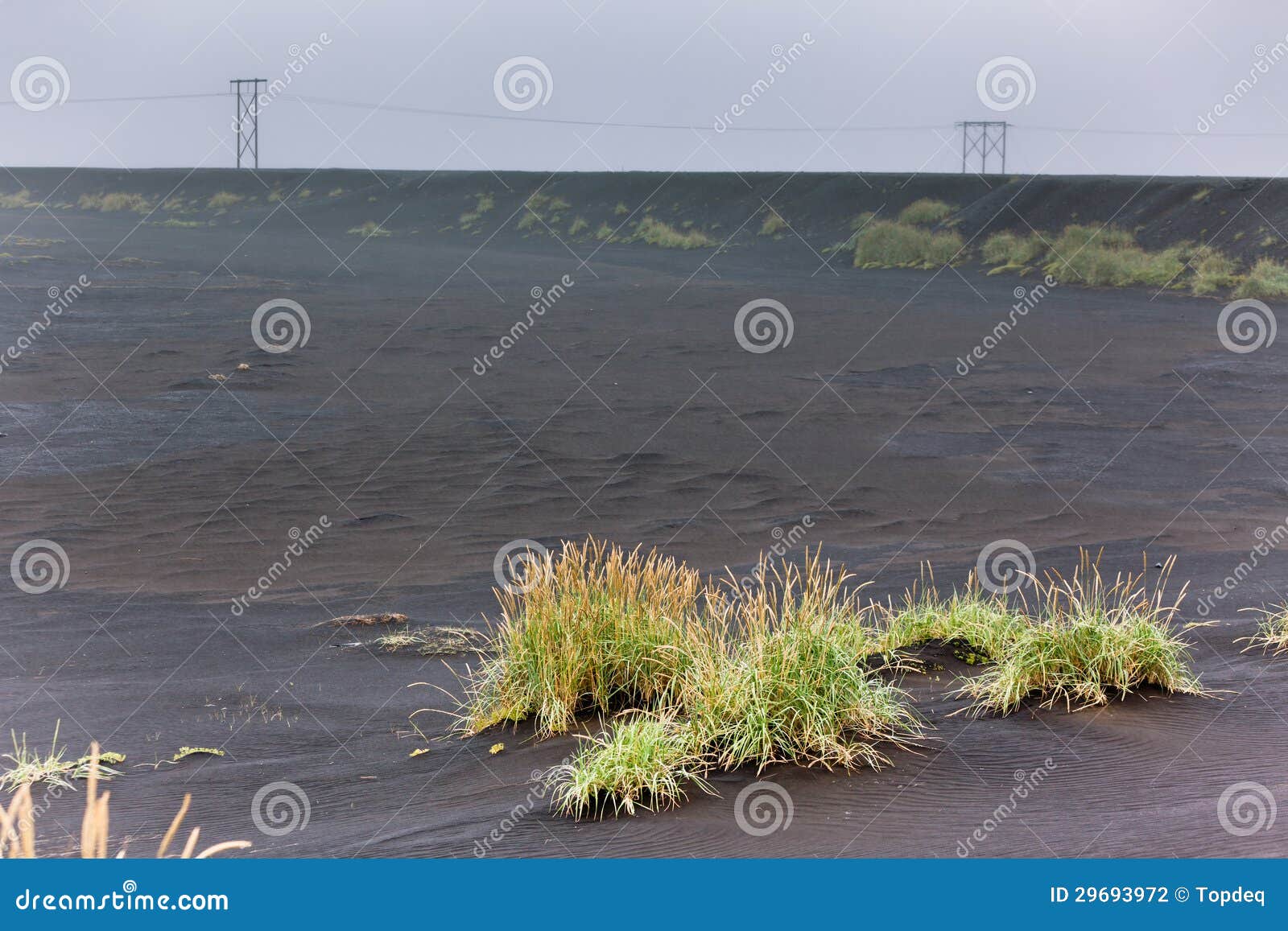 Volcanic Ash Field in Iceland Stock Photo - Image of sand, moody: 29693972