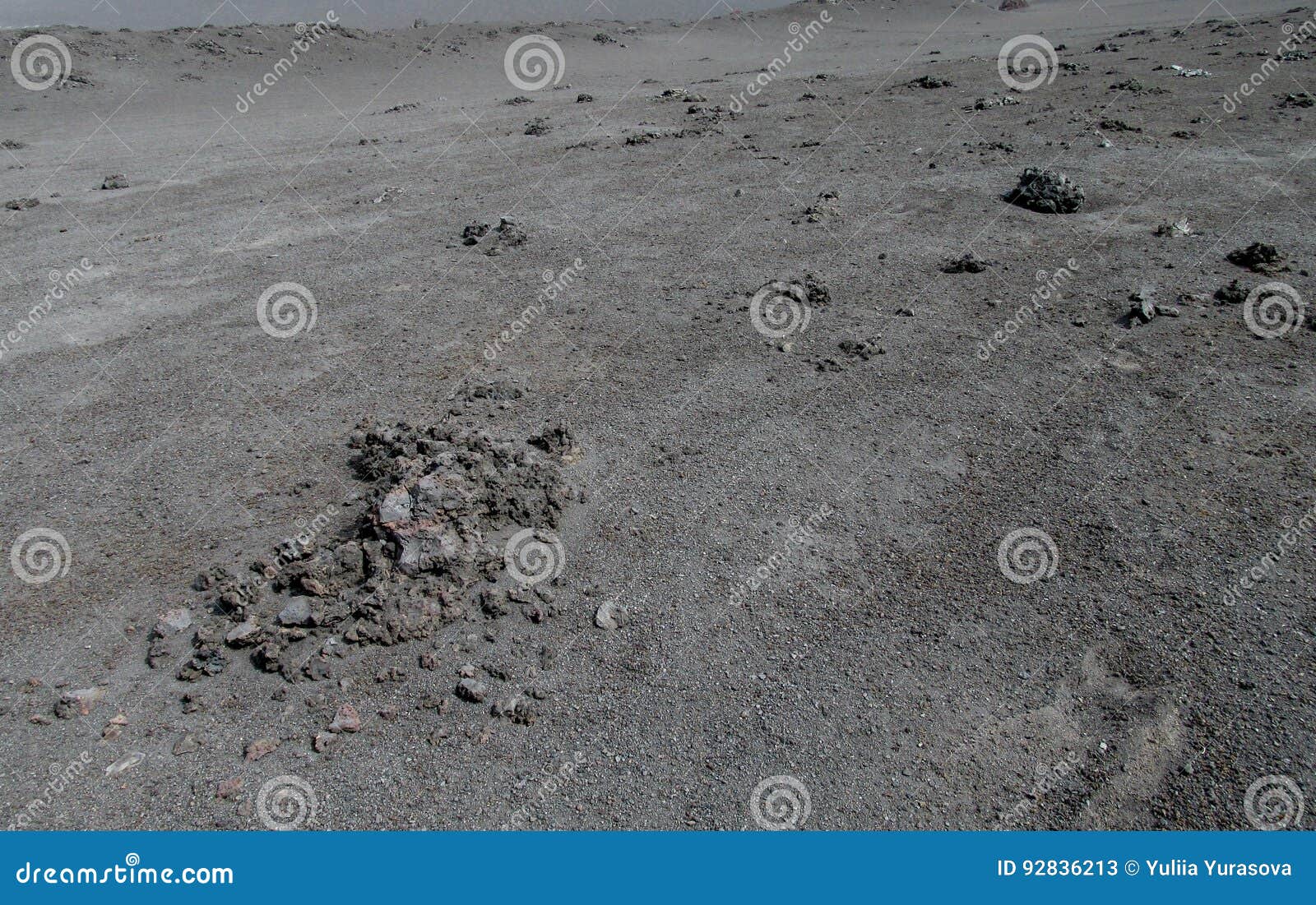 Volcanic ash on ground stock image. Image of light, lonquimay - 92836213