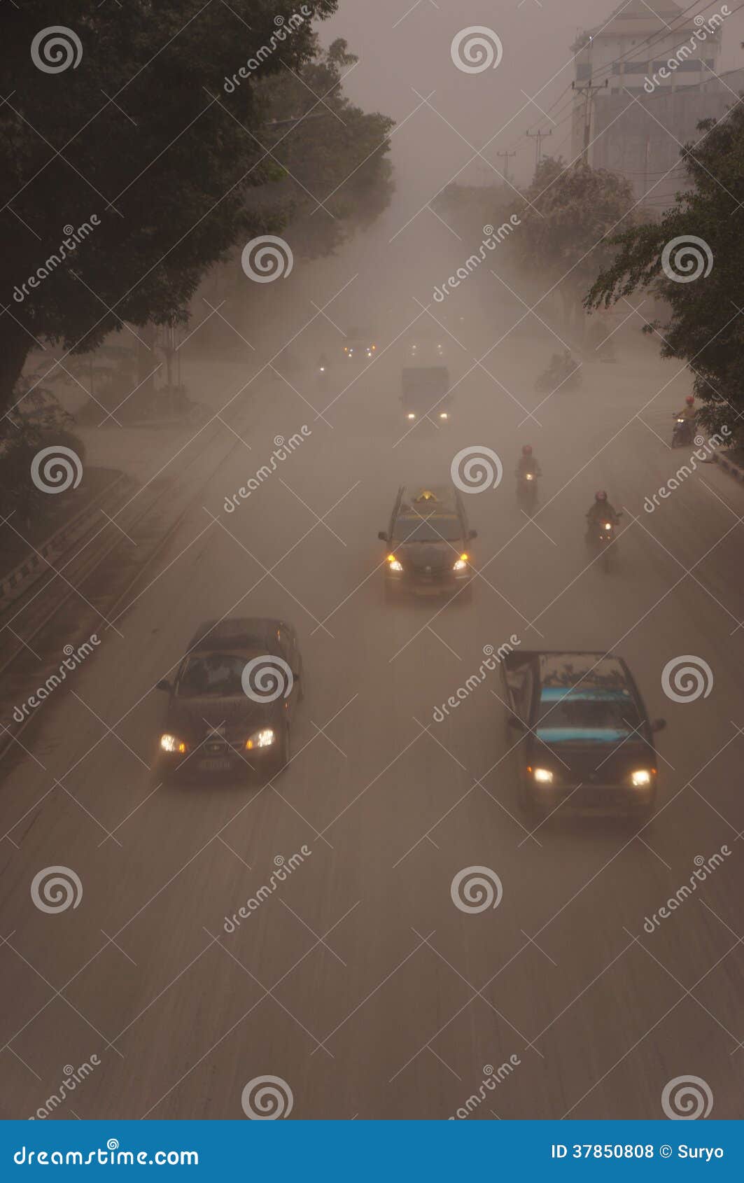 Volcanic ash editorial stock photo. Image of solo, haze - 37850808