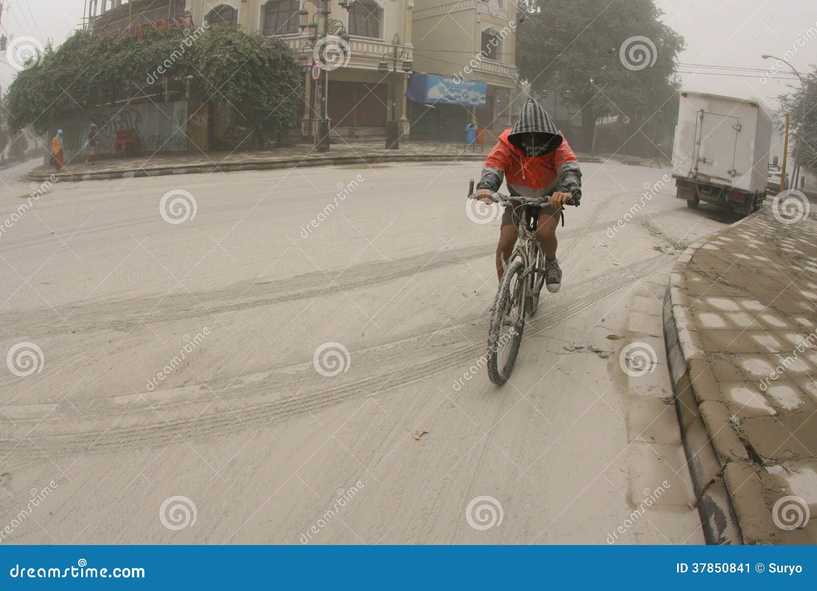 Volcanic ash editorial photo. Image of fall, eruption - 37850841