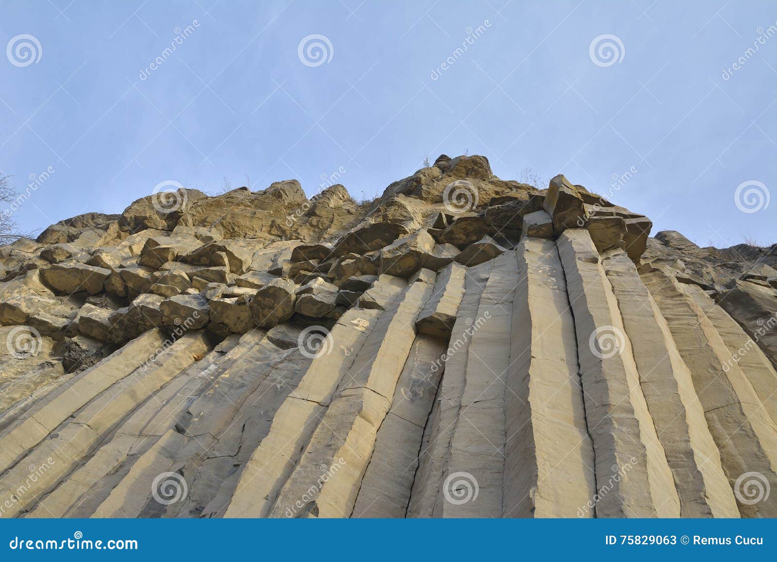 Volcanic basalt stone stock image. Image of grunge, cement - 75829063