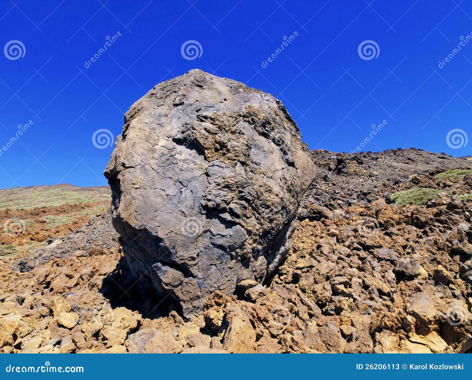 Volcanic Bomb stock image. Image of earthquake, national - 26206113