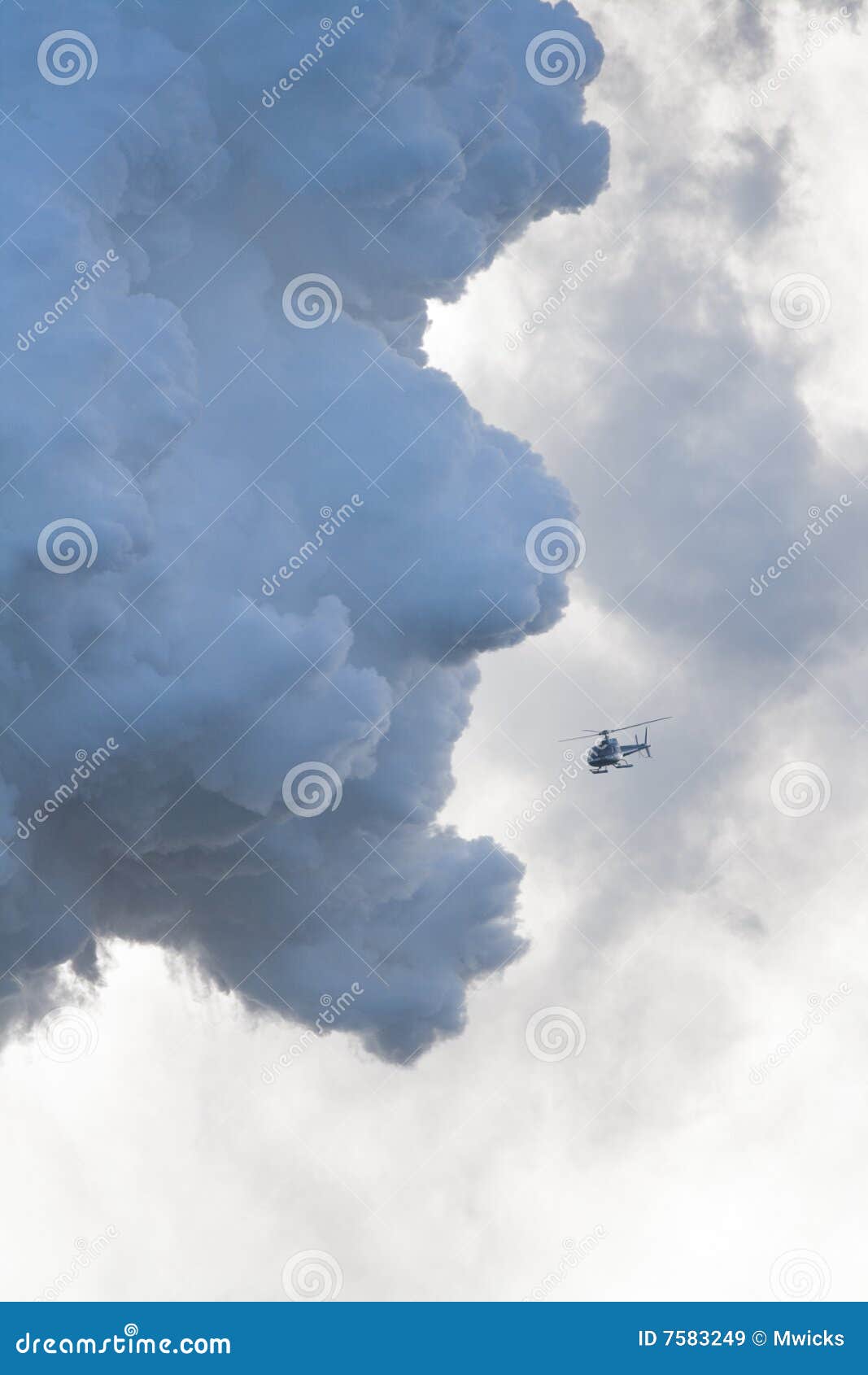 Volcanic Cloud stock image. Image of cloud, volcano, helicopter - 7583249