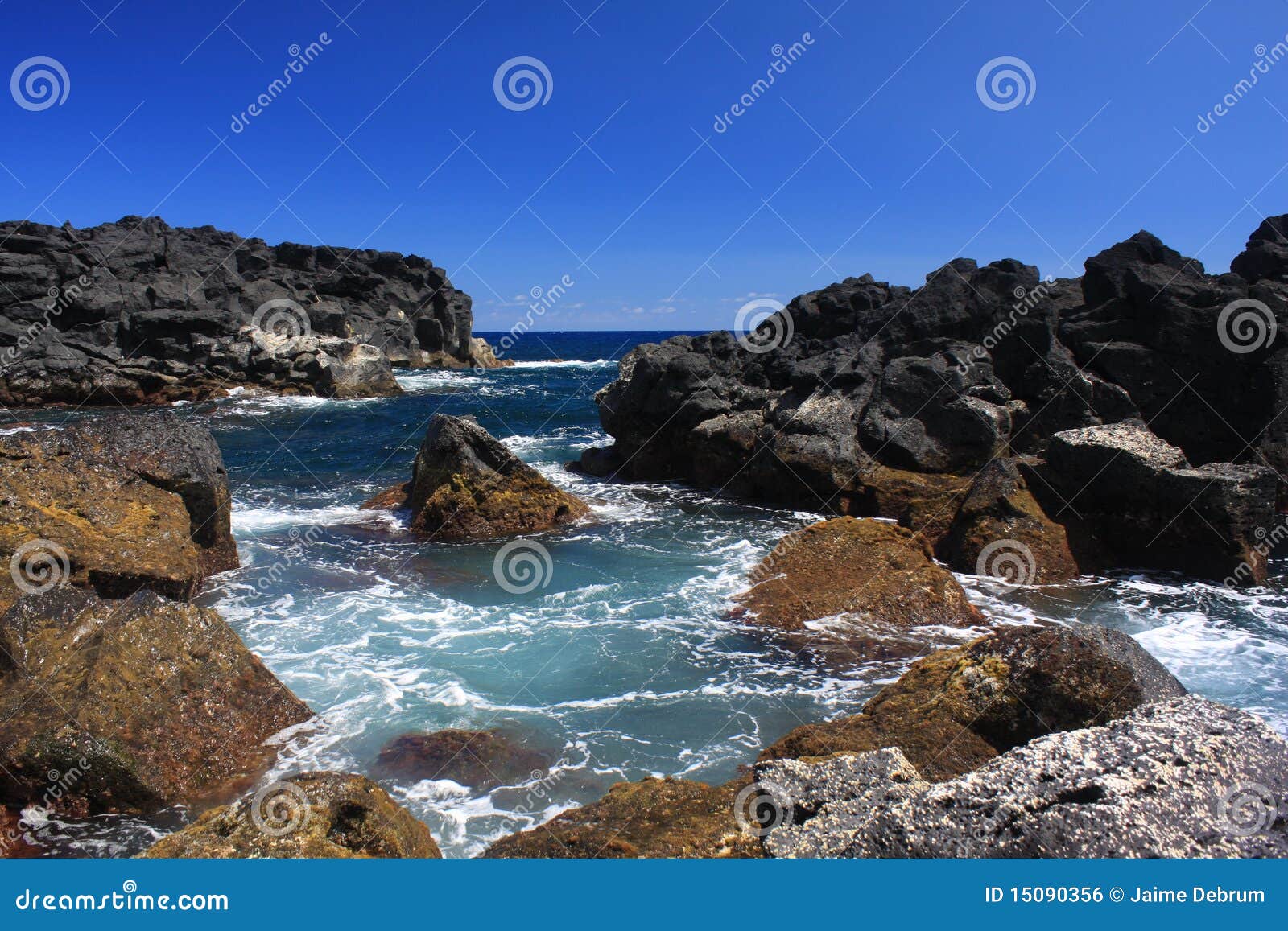 Volcanic coast stock photo. Image of outdoor, seascape - 15090356