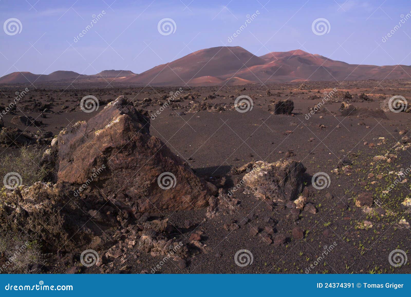Volcanic desert stock image. Image of rocks, volcanic - 24374391